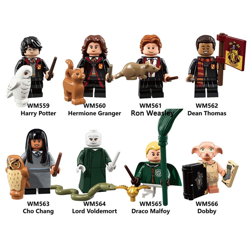 Dobby Hermione Mini Figures Potter Weasley Building Blocks Toys For ...