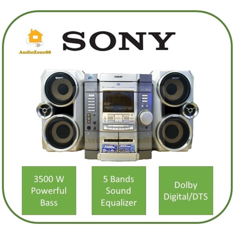 Sony DVD Radio Cassette Hifi System MHC-RV900D | Shopee Malaysia
