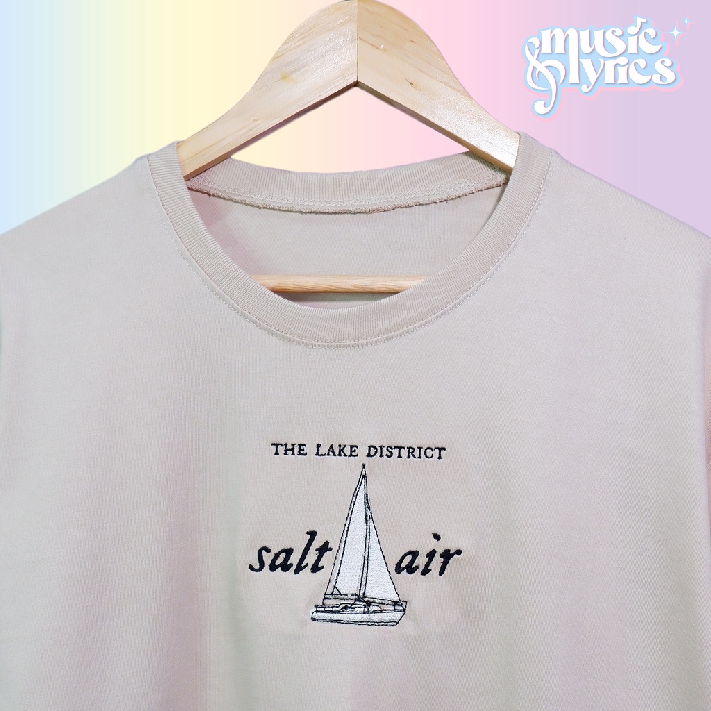 Embroidered Salt Air Yacht Taylor Swift T-shirt (Folklore Album Merch ...