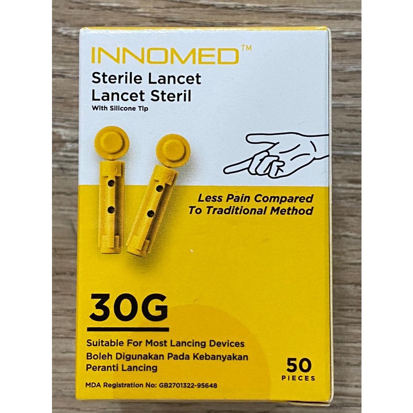 INNOMED STERILE LANCET (with silicon tips) 50'S | Shopee Malaysia