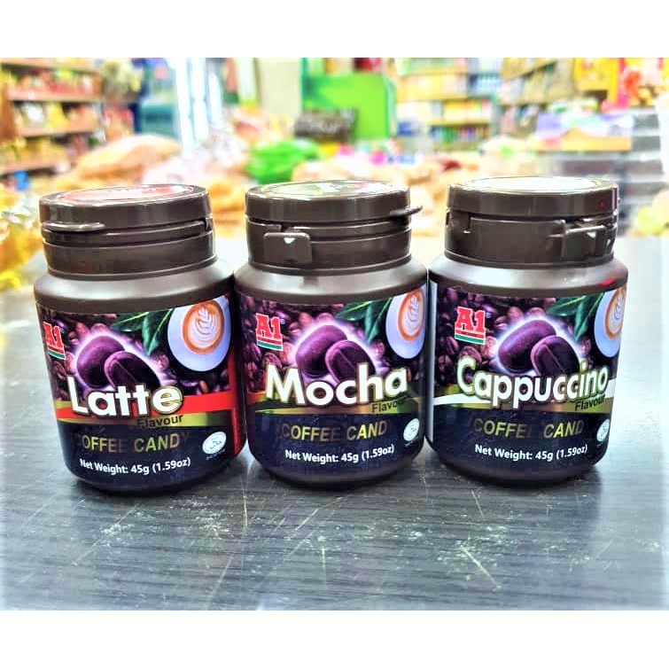 A1 Coffee Candy 45G - New Candy Sweet - Mocha/Latte/Cappuccino -A1咖啡豆糖 ...