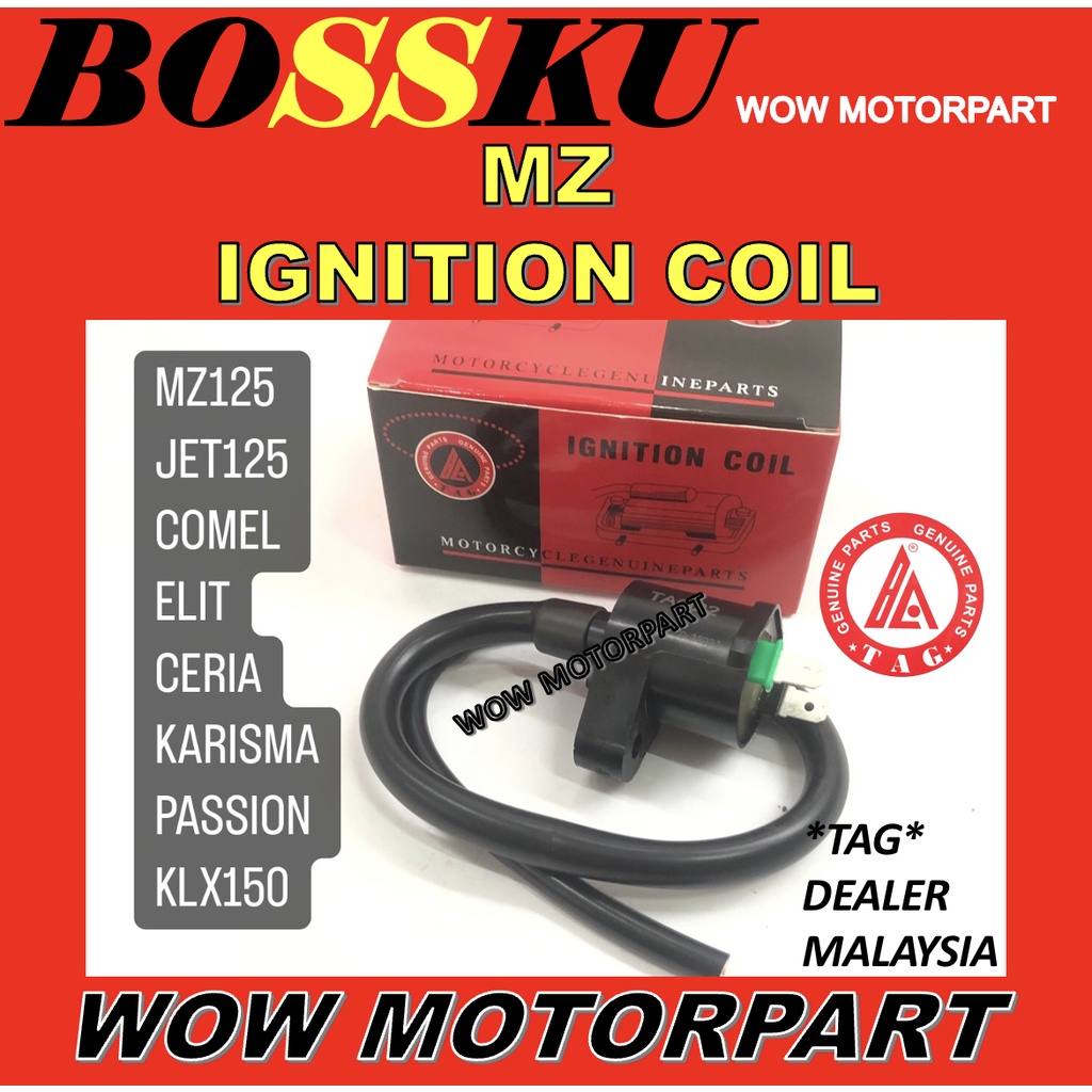 KARISMA IGNITON COIL TAG MZ125 BODY COIL ELIT IGNITION PLUG COIL JET ...