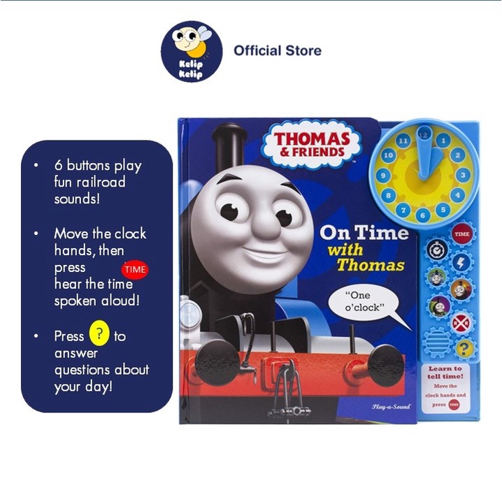 Thomas & Friends Sound Book For Kids Learn to Tell Time With ...