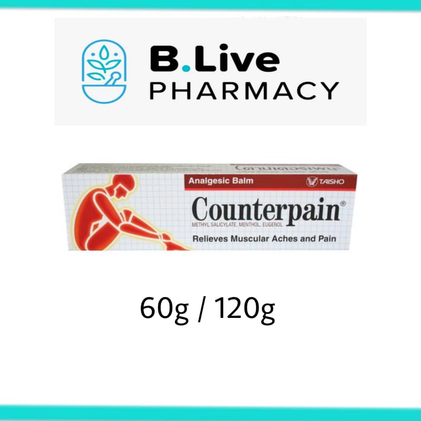 Counterpain Warm Balm Gel Analgesic Ointment 60gram/120gram | Shopee ...