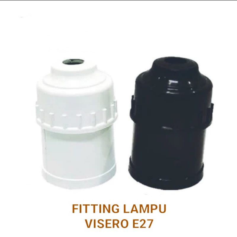 HITAM PUTIH Visero E27 Lamp Hanging Fittings - Black and White Bulb ...