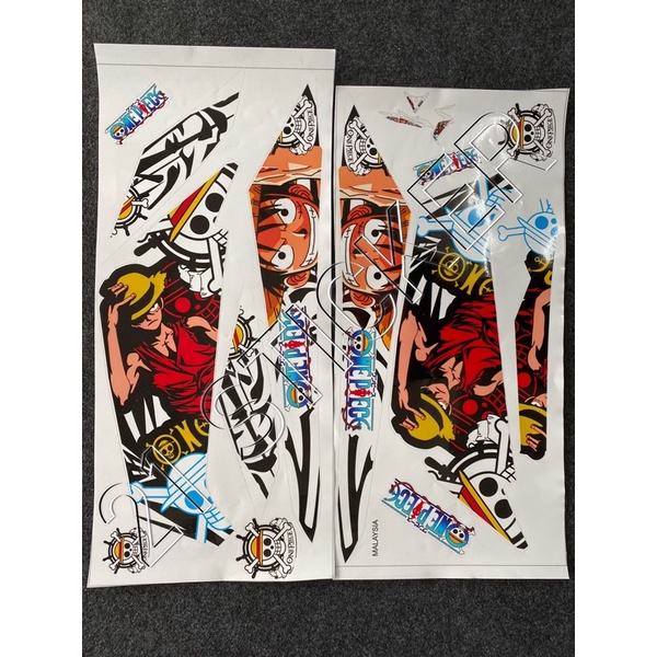 STICKER SYM 185 VF3i ONE PIECE LUFFY | Shopee Malaysia