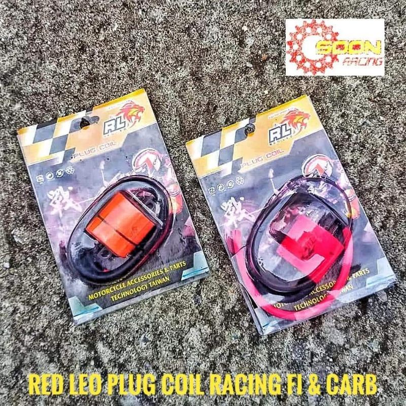 RED LEO PLUG COIL RACING ESR YAMAHA Y15 Y16 LC R15 SRL HONDA RS RSX EX5 ...