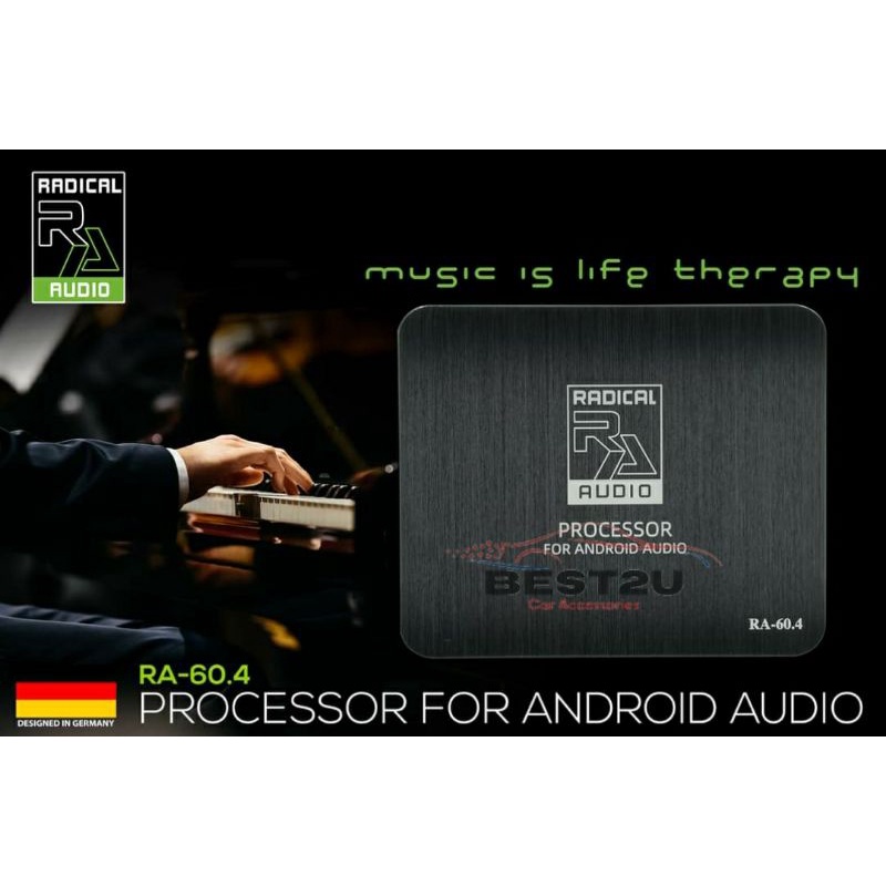 RADICAL AUDIO GERMANY RA 60.4 Android Processor 60W x 4 | Powerful Bass ...