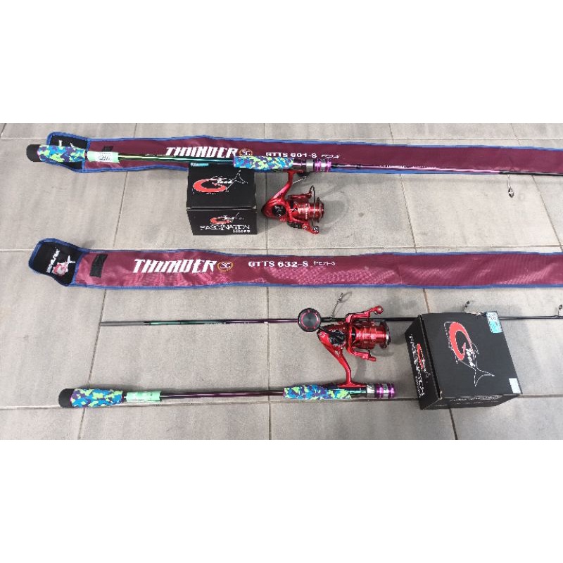 Gtech 1set GTECH THUNDER SG Fishing Reel GTECH Fascination | Shopee ...