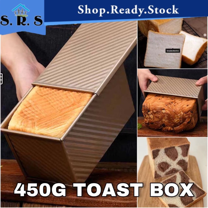 SRS_ Toast Box Non-Stick Chefmade Loaf Pan Tin Pullman Boxtray Bread ...