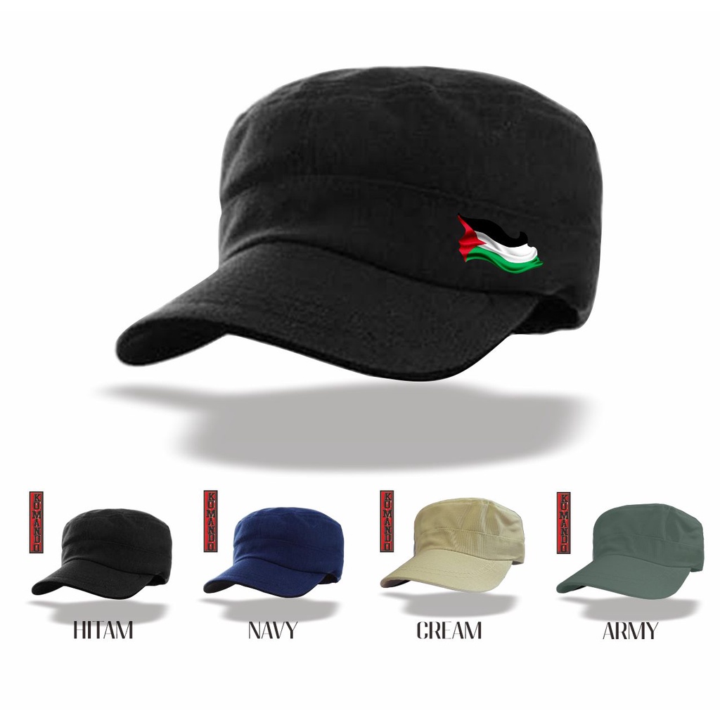 Palestine Flag Commando TACTICAL Hat Men Women Screen Printing DTF ...