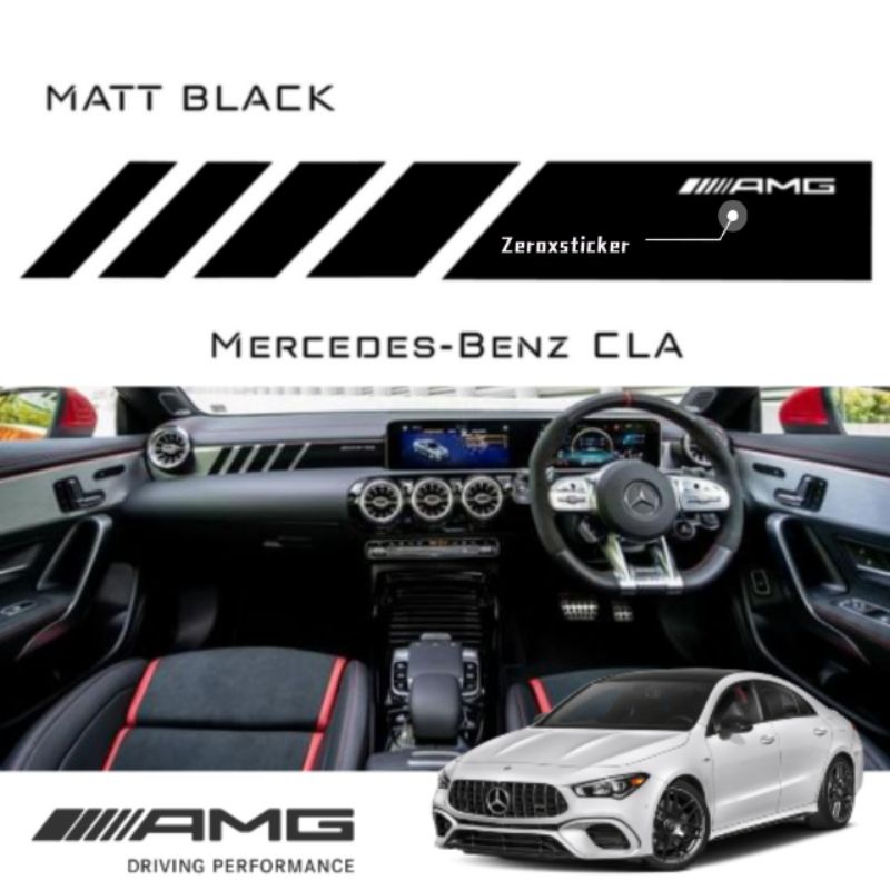 Mercedes-Benz CLA-CLASS C118 CLA180 CLA200 CLA250 Dashboard Sticker AMG ...
