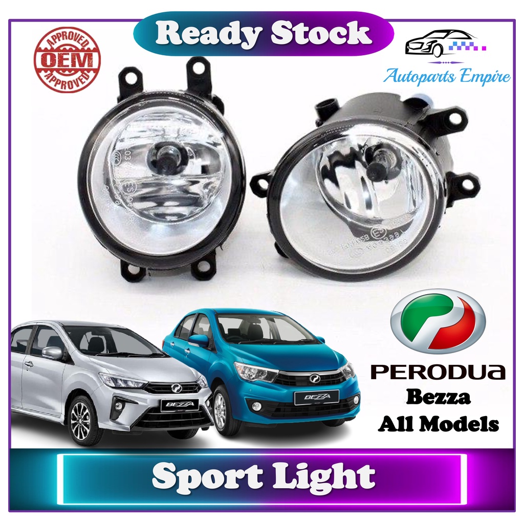 Perodua Bezza 】 Spotlight / Fog Lamp / Lampu kabus ( All Models ...