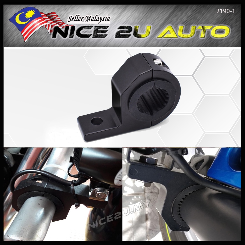 Spotlight Bracket 30mm Motorcycle Universal Clamp Holder Mounting Fog ...