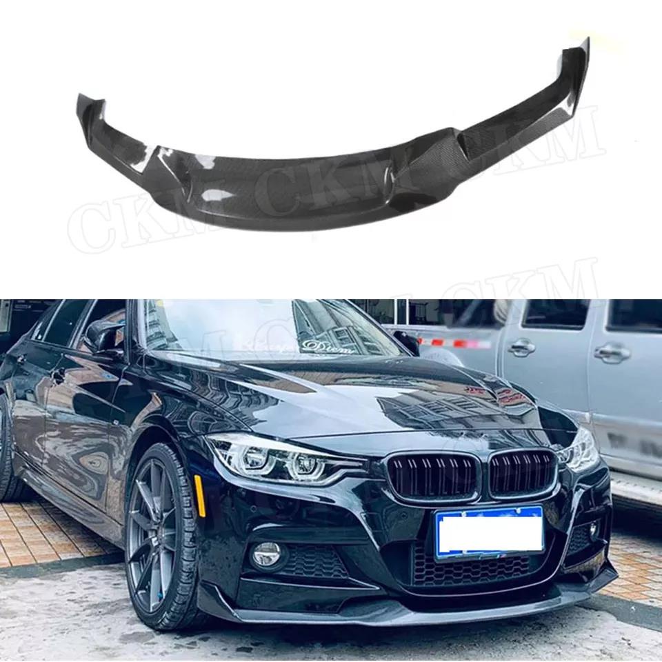 Carbon Fiber Front Bumper Spoiler Lamp Eyelid Splitters for BMW F30 F35 ...