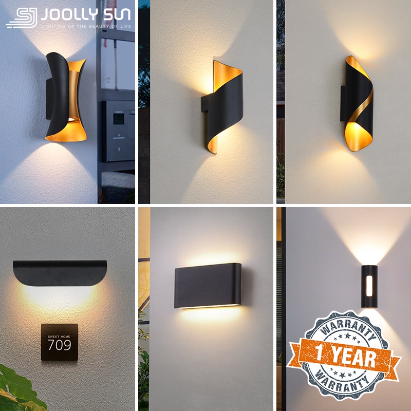 Wall Light Outdoor Wall Lamp Waterproof Lampu Dinding LED Indoor Modern ...