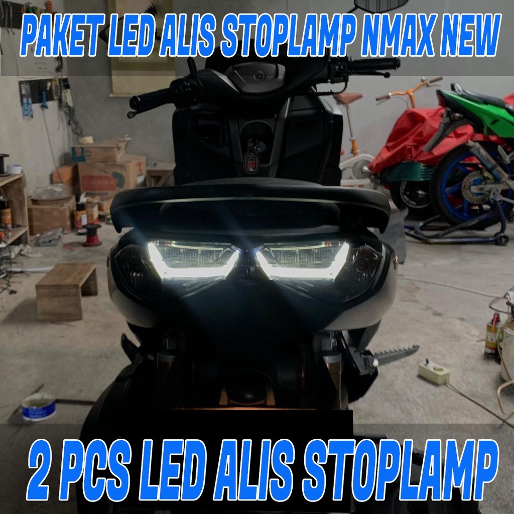 New NMAX stop lamp eyebrow lights ready to use non spots a pair of ALL ...