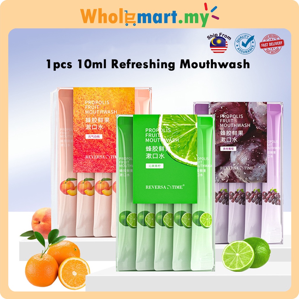 10ml/1pcs Propolis fresh fruit strip mouthwash oral cleaning care ...