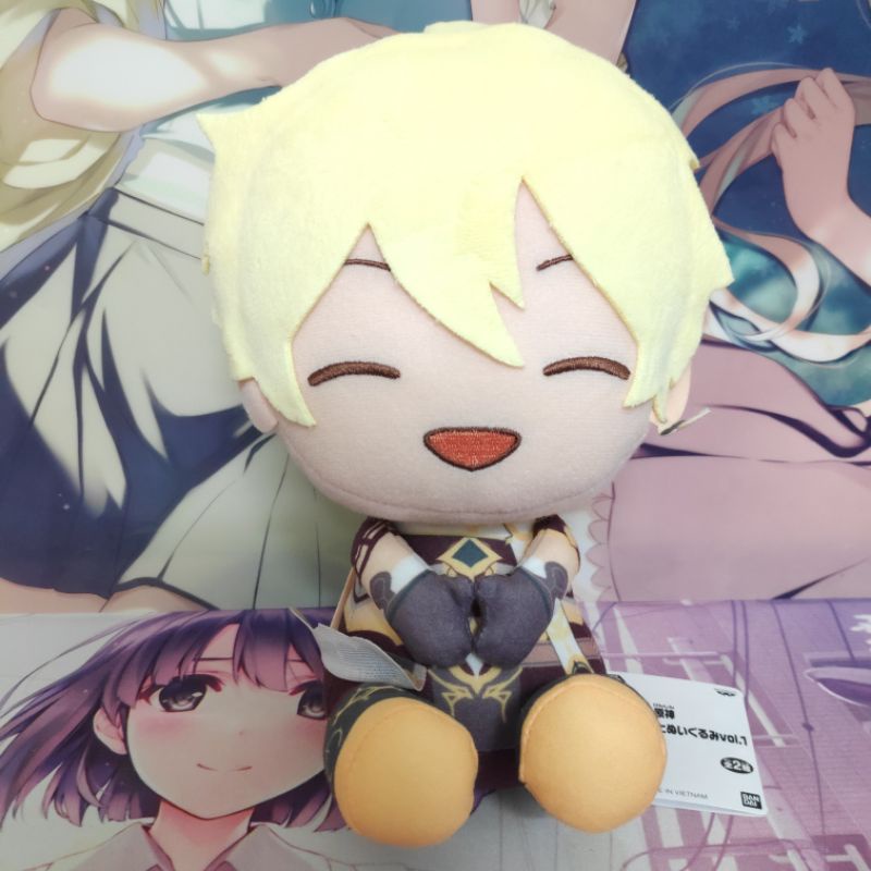 Banpresto Genshin Impact Traveler Aether Lumine Big Pofuto Plush ...