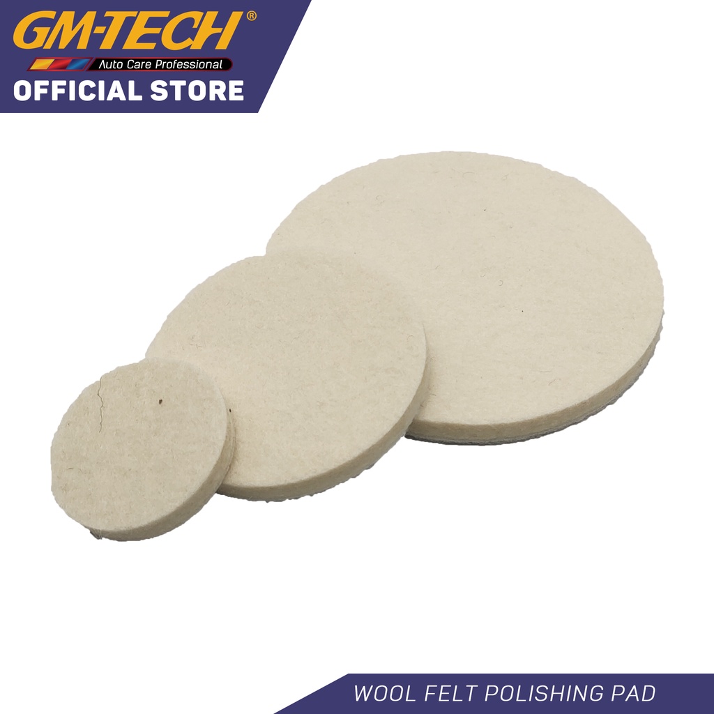 GM-TECH Wool Felt Polishing Pad - Glass Watermark Metal Polishing Pad ...