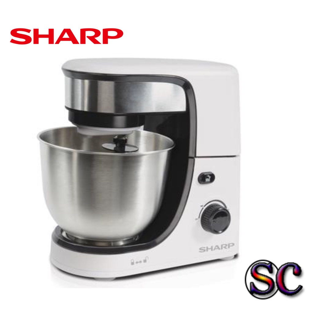 Sharp Stand Mixer EM-S80WH (Stainless Steel) | Shopee Malaysia
