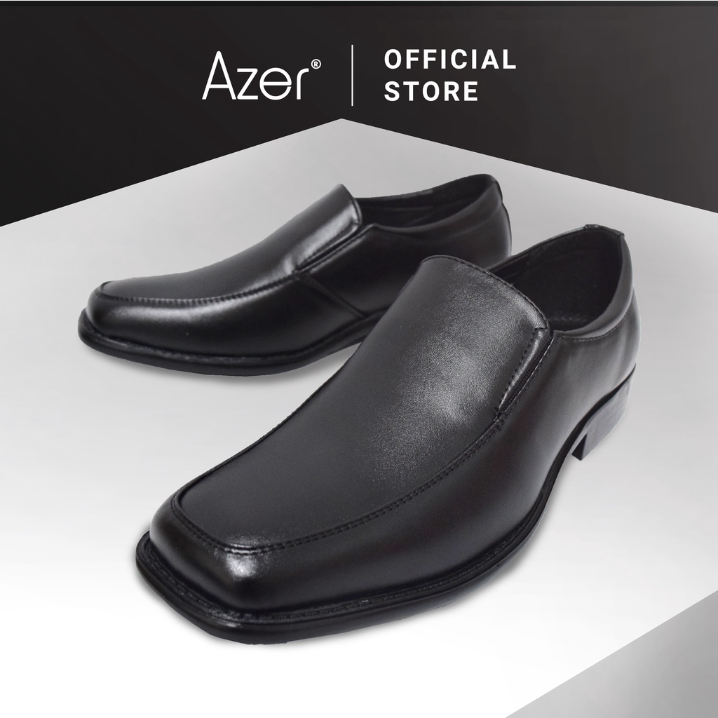 NEWMEN MS 102885 Men Formal PU Leather Shoes Black Shine Executive ...