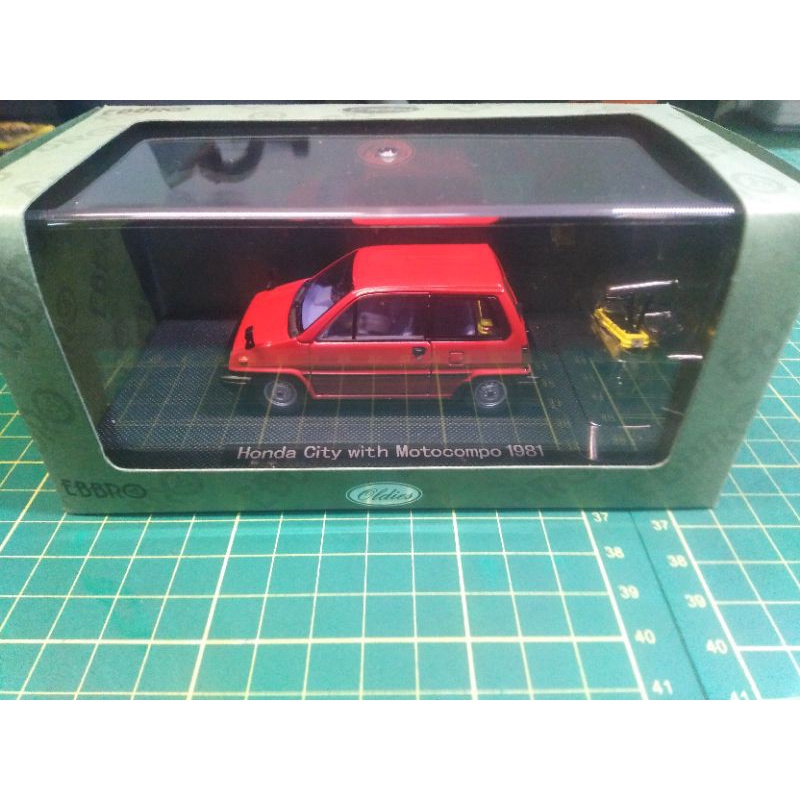 1/43 EBBRO Honda City Turbo motocompo 1981 | Shopee Malaysia
