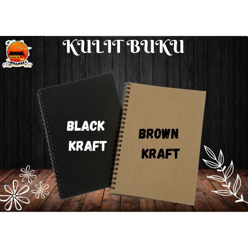 {READY STOCK} [50, 100 & 200 m/s] Hitam dan Koko Buku Nota A5 A4 Buku ...