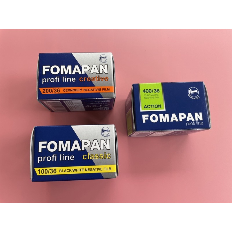 35mm Fomapan 100 200 400 ISO Black And White Film For Analogue Cameras ...