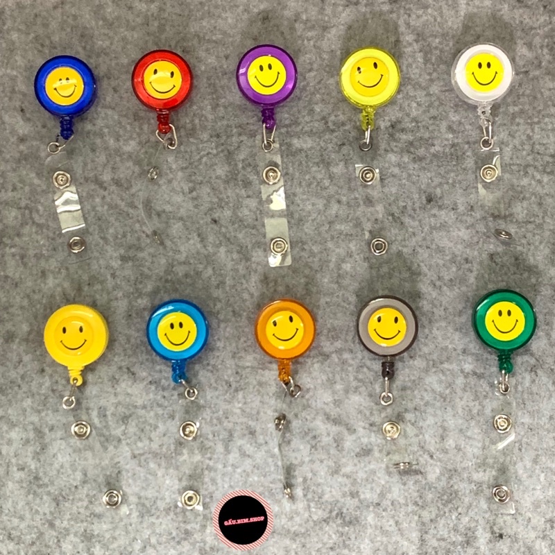 Smiley Face Nameplate Clip (Smiley Face Sticker used to clip nameplates ...