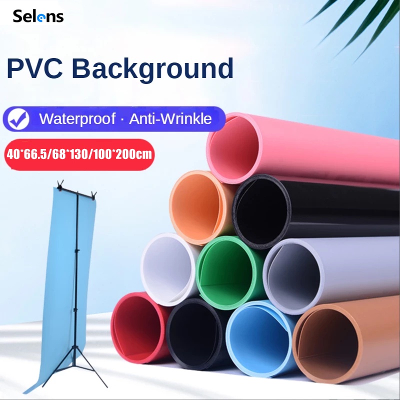 Selens PVC Background Matte Backdrop Paper for Photo Shoot Waterproof Durable Professional ...