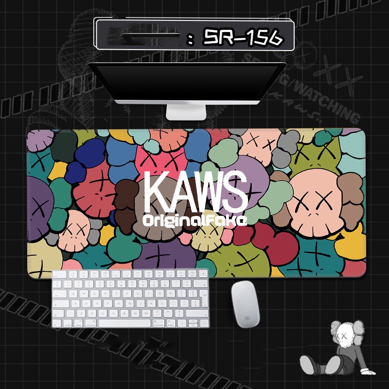 Kaws Gaming Mouse Pad 90cm*40cm Extra Large ANTI-SLIP 80cm*30cm ...