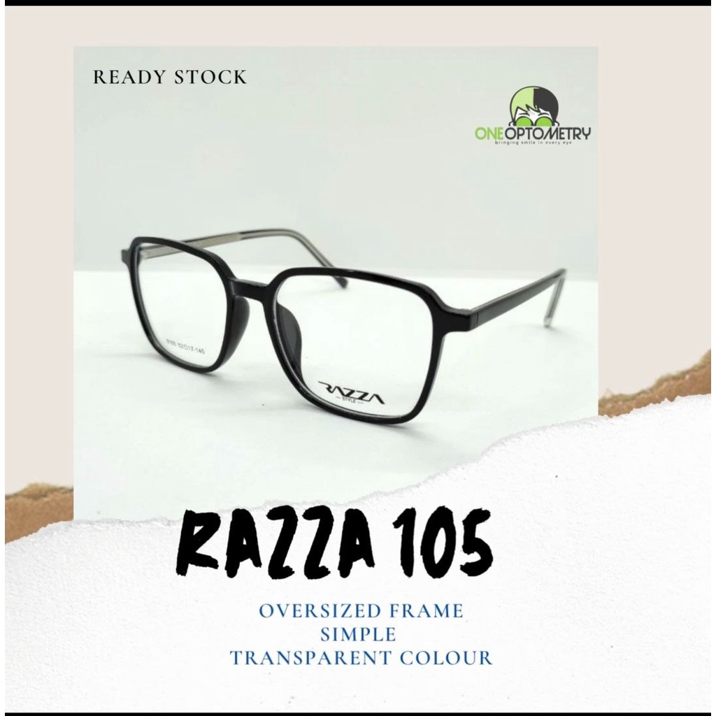 Bingkai Cermin Mata Razza Spectacle Frame / Oversized Frame / Bingkai ...