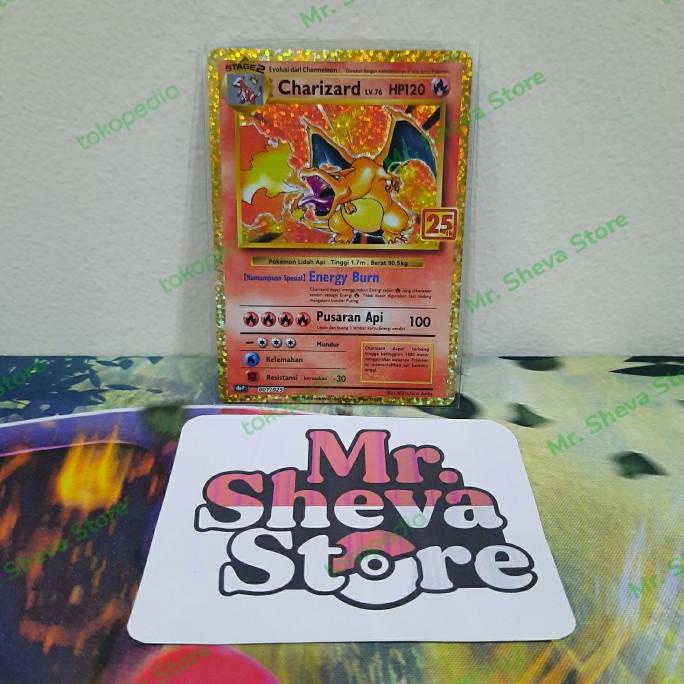 Charizard 25th Anniversary Pokemon Indonesia --NEW----- | Shopee Malaysia
