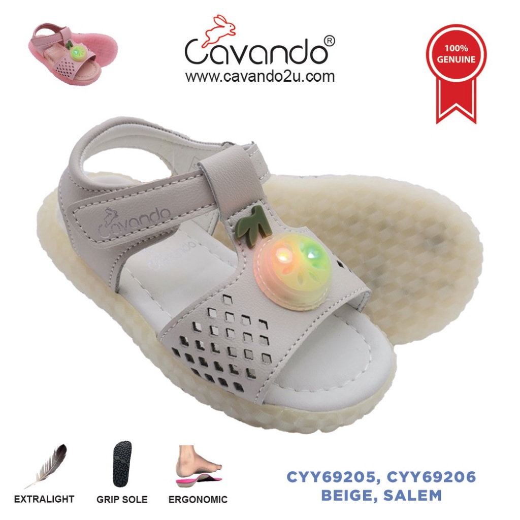 Cavando Toddler LED Sandals CYY69205 / CYY69206 (Beige / Salem ...
