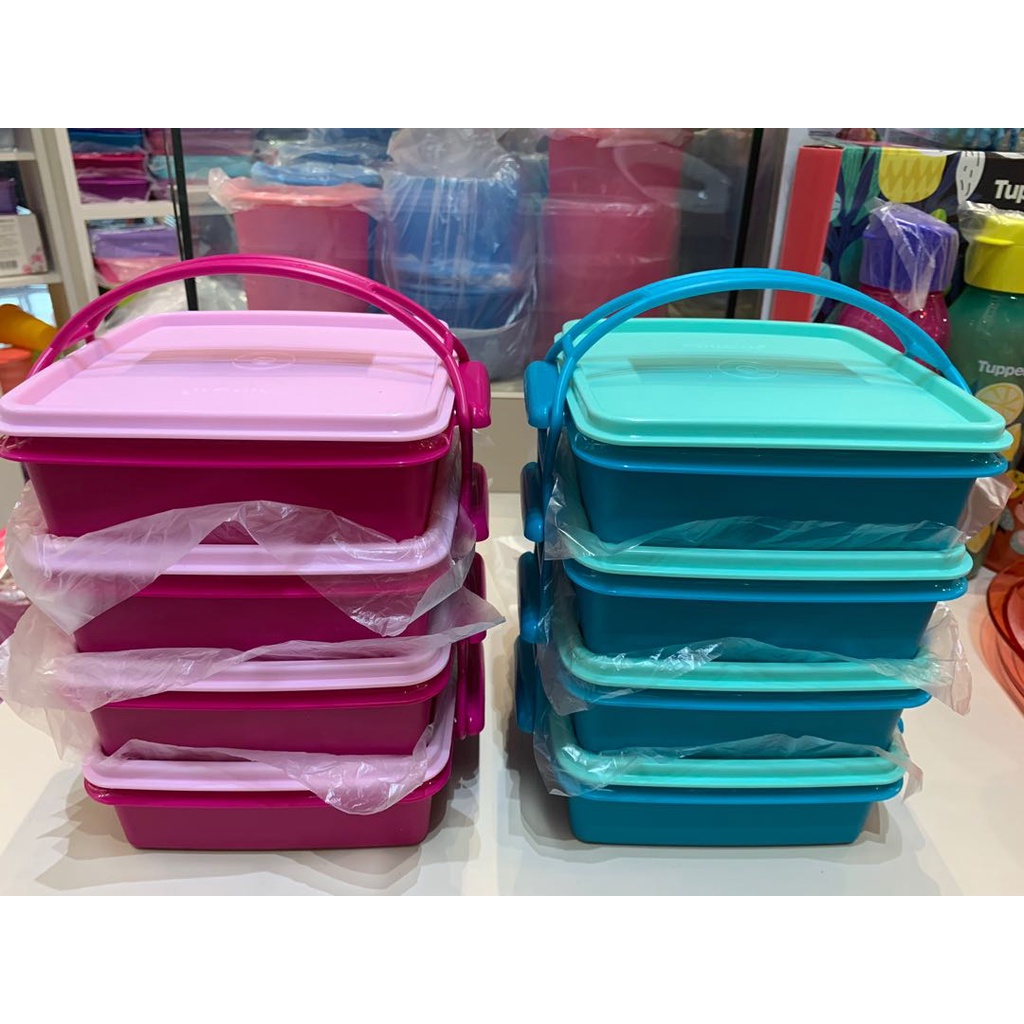 Tupperware Small Goody Box Set with Cariolier 790ml | Shopee Malaysia