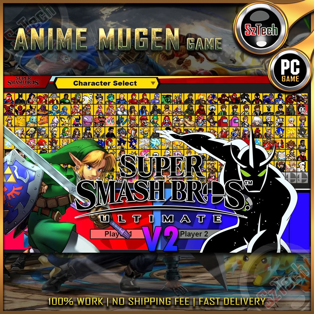 Smash Bros Ultimate Mugen V2 (DirectX)🔥PC Games🔥Digital Download🔥Games ...