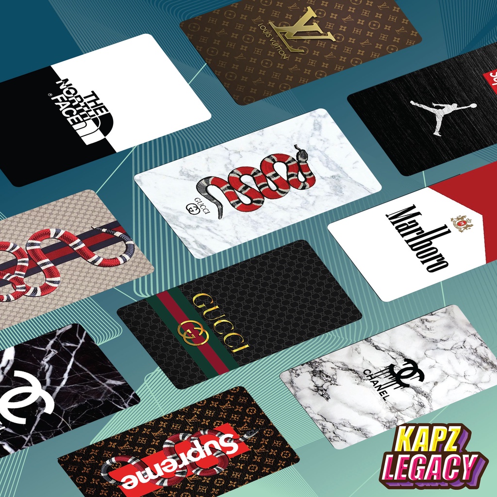 KapzLegacy Brand Sticker Card Cover Skin Access Touch n Go Skin ATM ...
