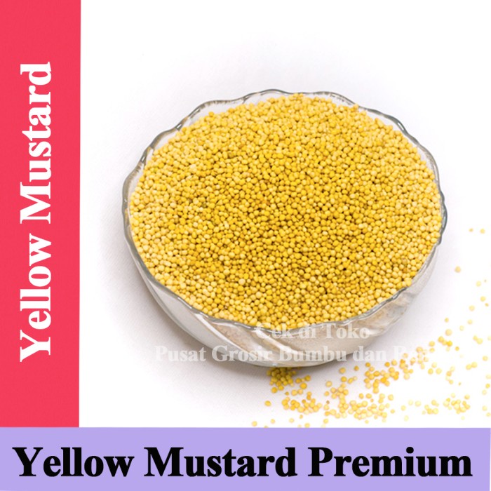 Yellow Mustard Seed 1kg/Premium Organic Yellow Mustard Seed 1kg ...
