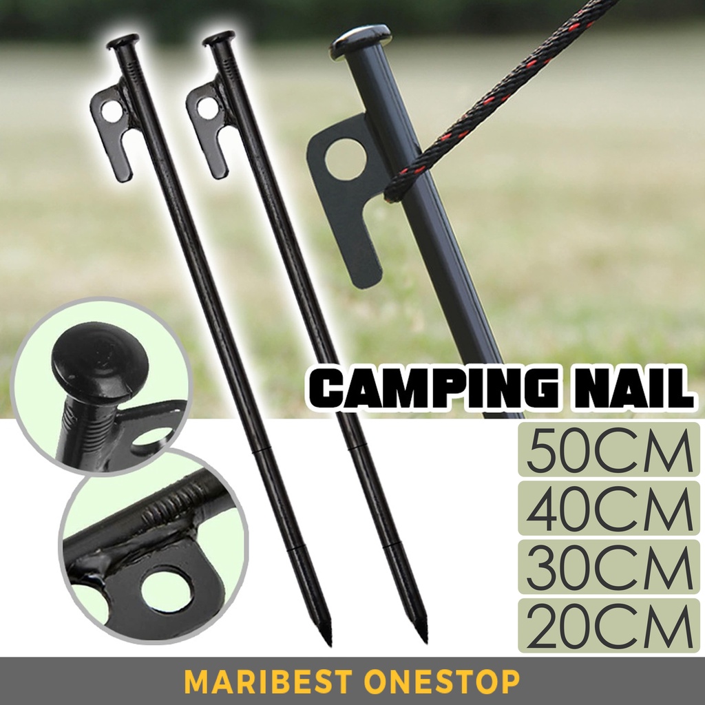 50/40/30/25/20cm Peg Stake Camping Peg Outdoor Ground Nail Tent Peg ...