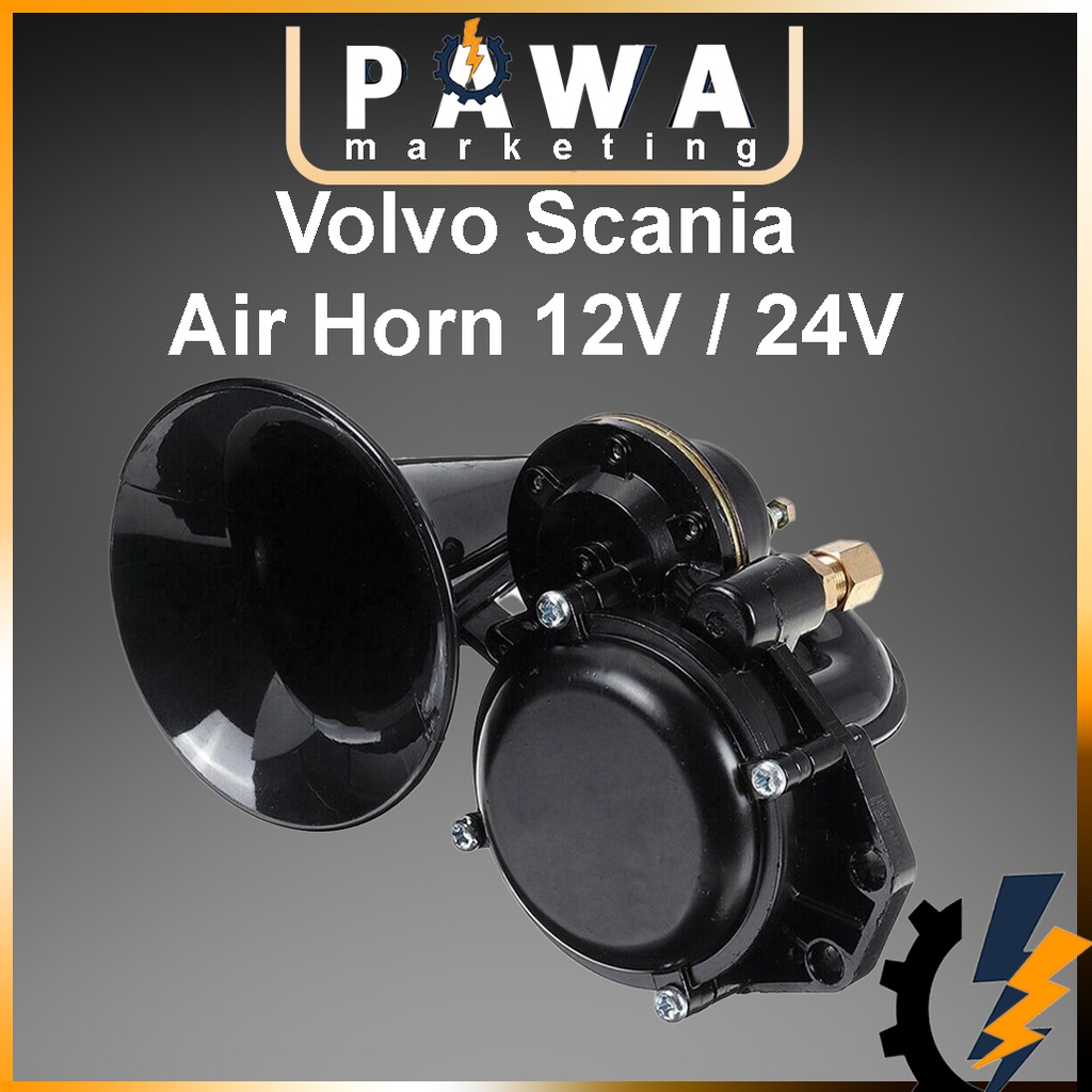 Pawa Votec Volvo Scania Truck 135db 12V 24V Super Loud Trumpet Air Horn ...