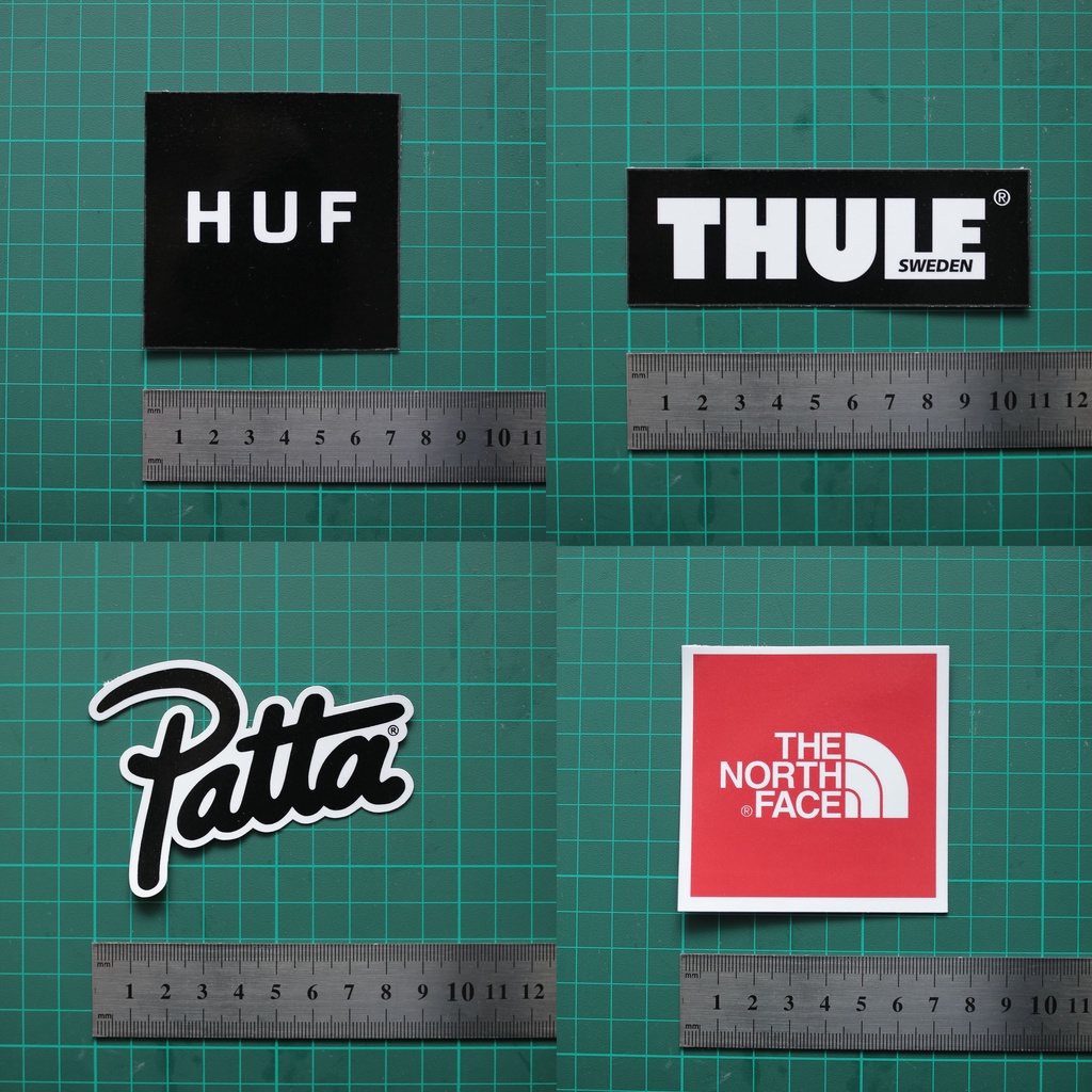 Sticker ( Huf, Thule, Patta, The North Face ) | Shopee Malaysia