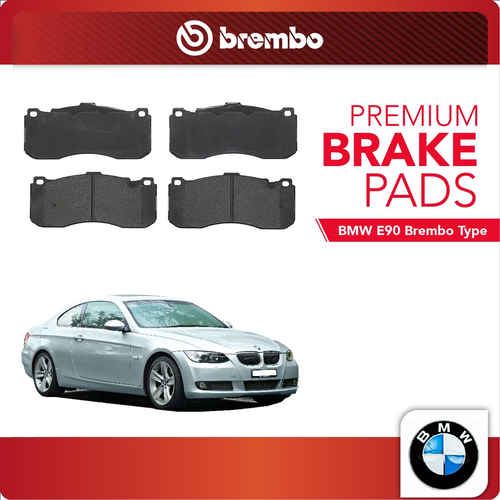BREMBO Front Pads (1 set) - Compatible with BMW E90 BREMBO TYPE ...
