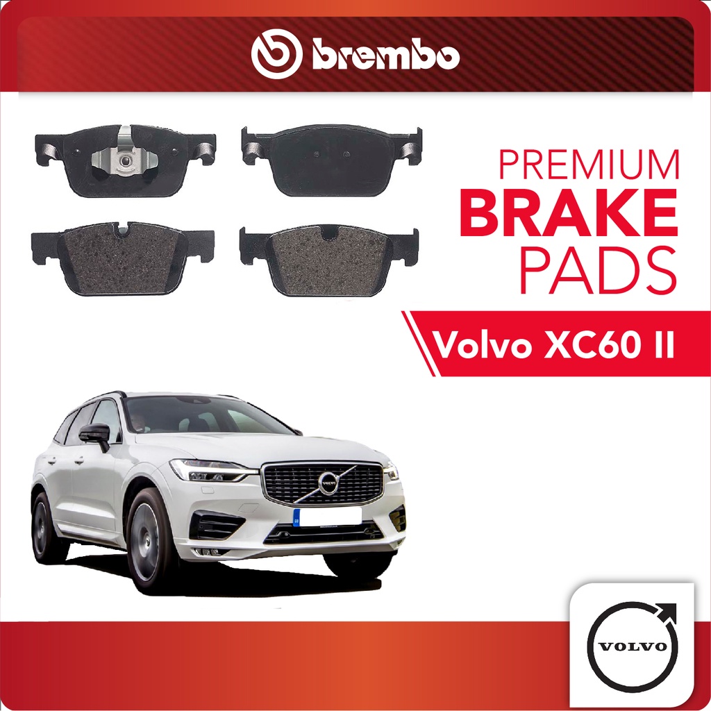 BREMBO Front Pads (1 set) - Compatible with Volvo XC60 II | Shopee Malaysia