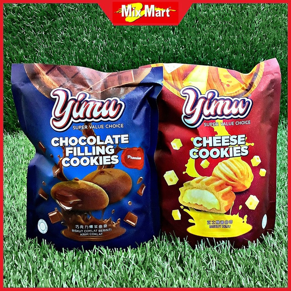 Yimu Super Value Choice Cookies Chocolate/Cheese HALAL 60g | Shopee ...