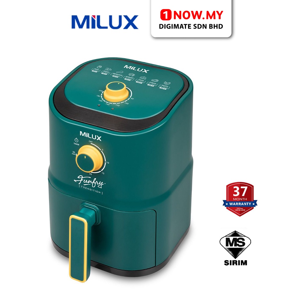 MILUX MAF-230A 2.3L Air Fryer (Certified, Trendition) | Shopee Malaysia