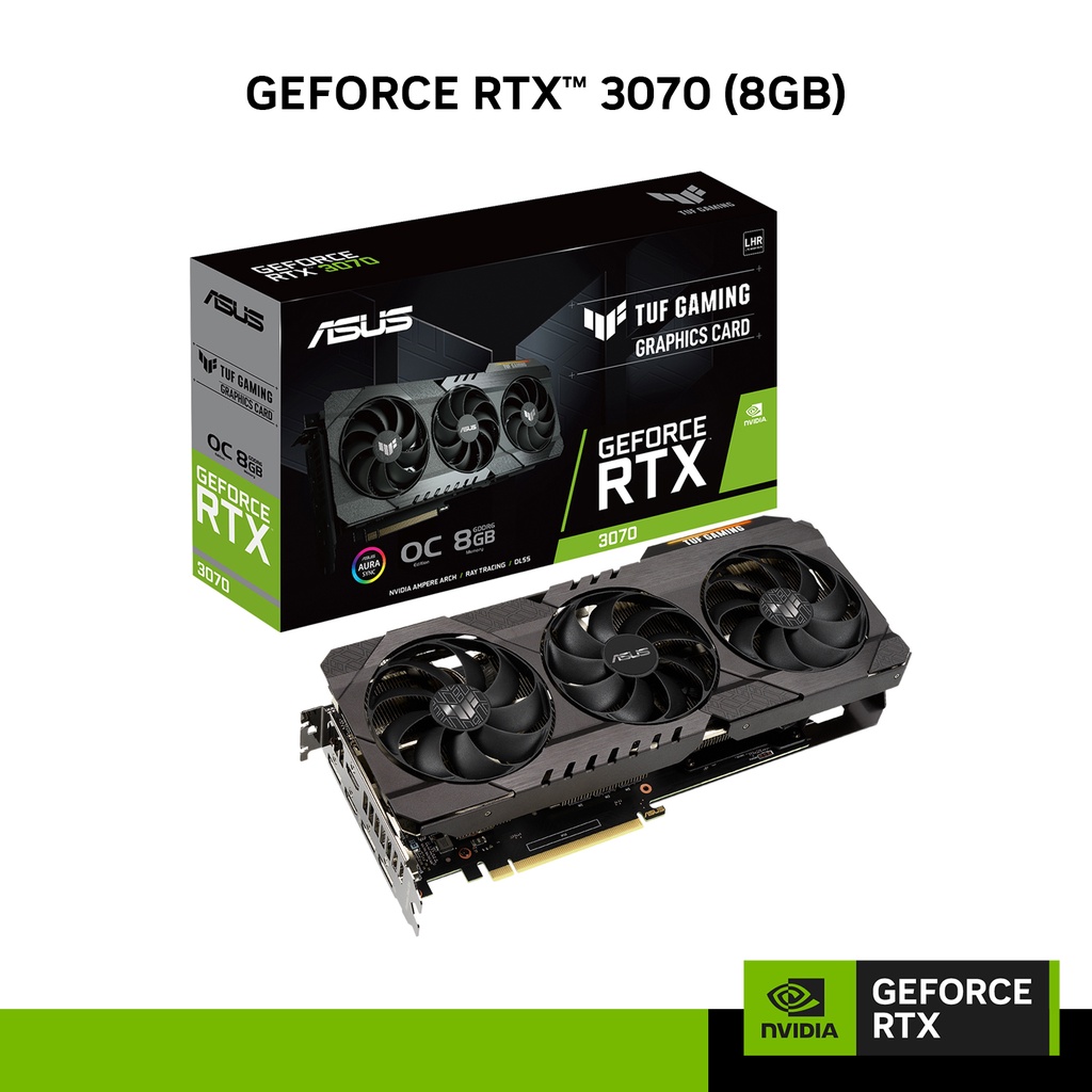 NVIDIA® Graphic Card ASUS TUF Gaming - GeForce RTX™ 3070 V2 OC Edition ...