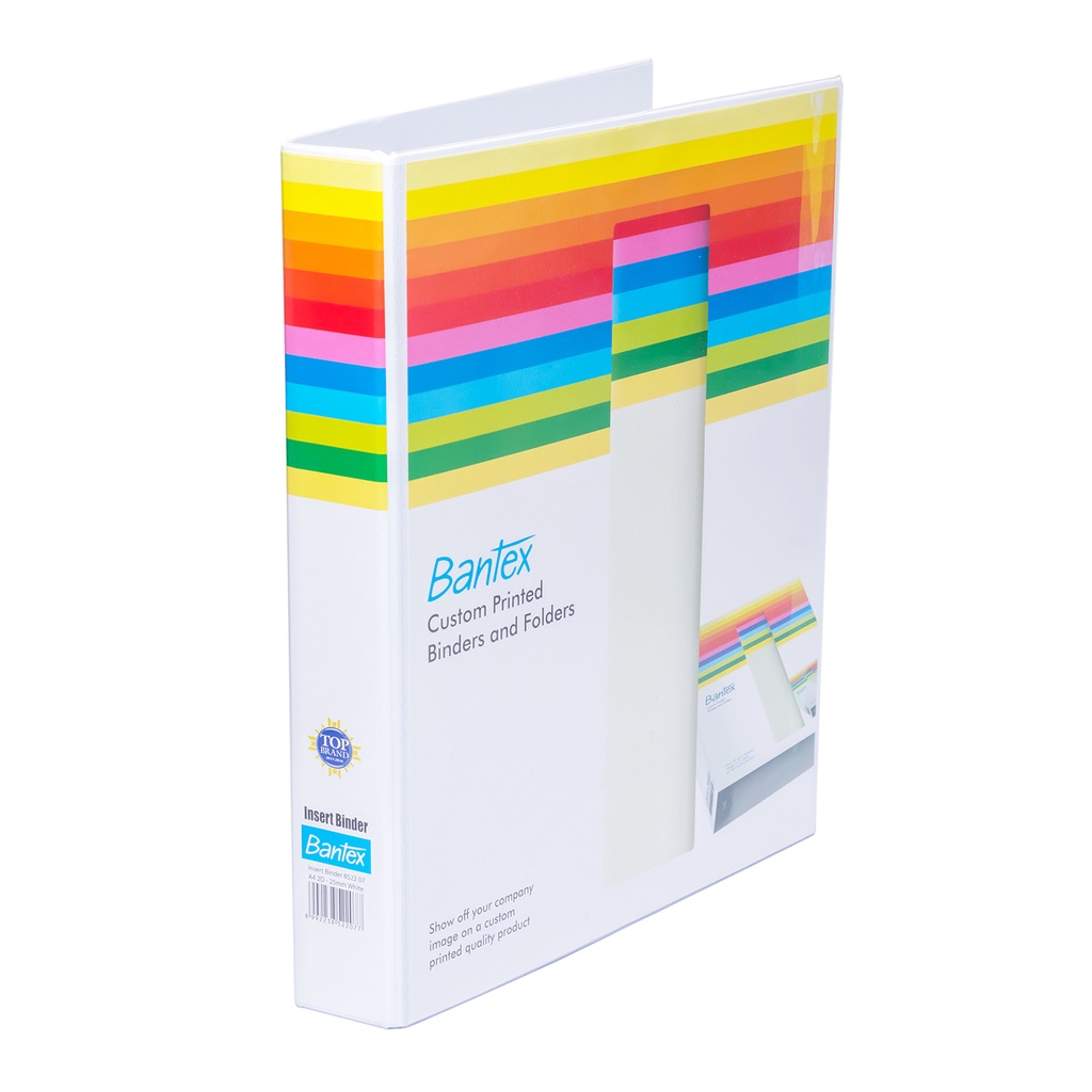 Bantex PVC 2D/3D/4D White Ring File 25mm A4 Insert Binder Fail Putih ...