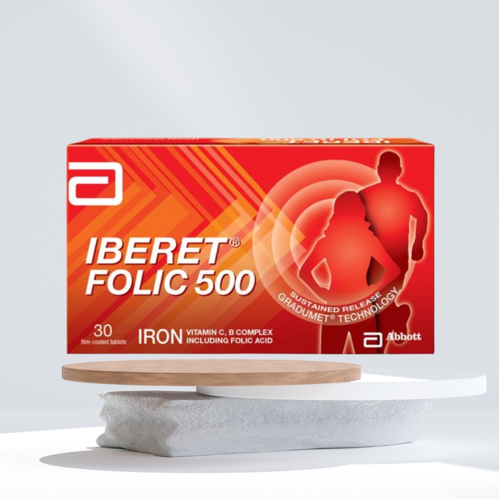ABBOTT IBERET FOLIC 500 30’S (exp: 03/2023) CLEARANCE | Shopee Malaysia