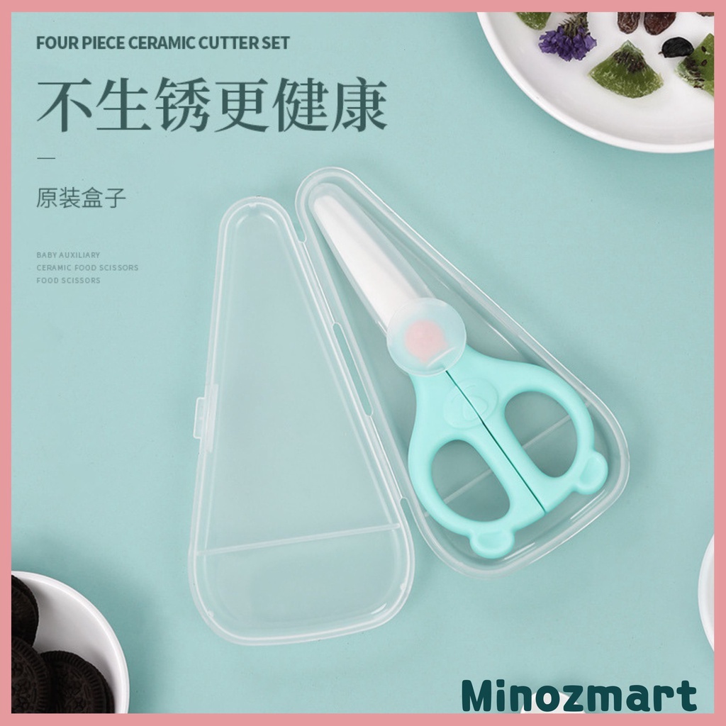 Baby Food Grade Ceramics scissors Anti-Rust Ceramic Scissors Ceramic ...